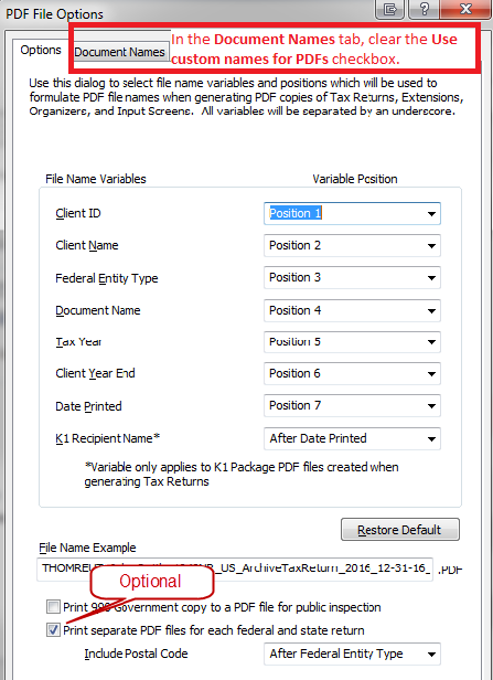 Index your UltraTax CS tax returns with File Importer