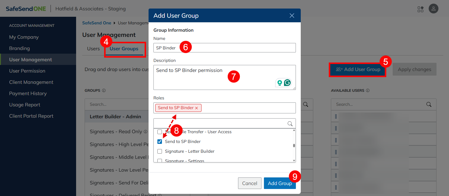 Integrate SPbinder with SafeSend Gather AI